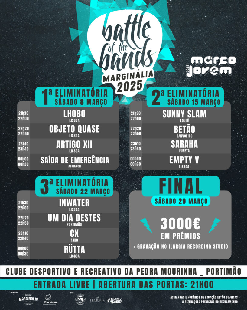 Battle Of The Bands 2025 - 1ª Eliminatória - Marginália
